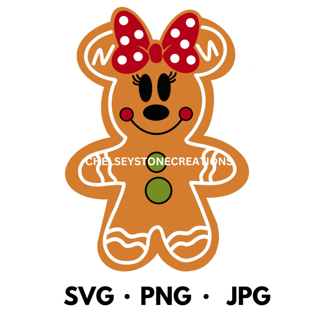 Gingerbread Mouse SVG Cut Image PNG - Etsy