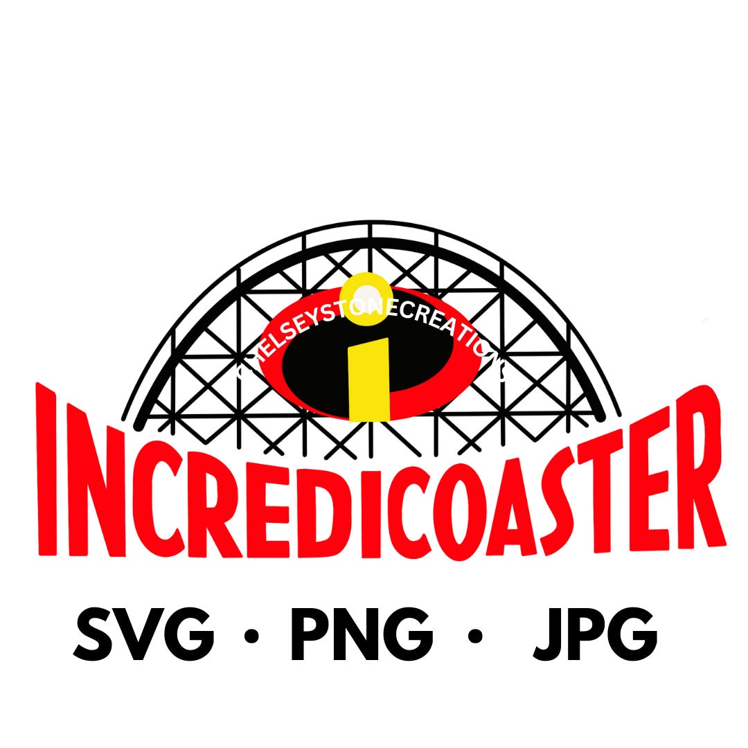 Incredicoaster SVG Cut Image PNG - Etsy