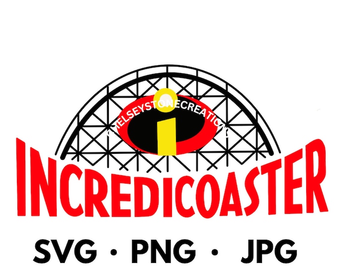Incredicoaster SVG Cut Image PNG - Etsy