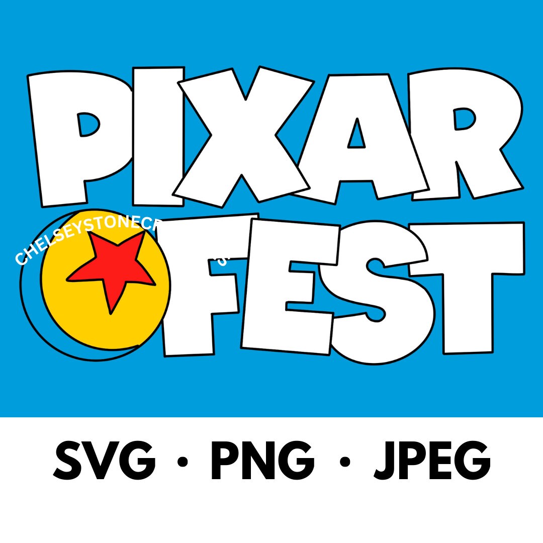 Pixar Fest SVG Cut Image JPEG PNG - Etsy