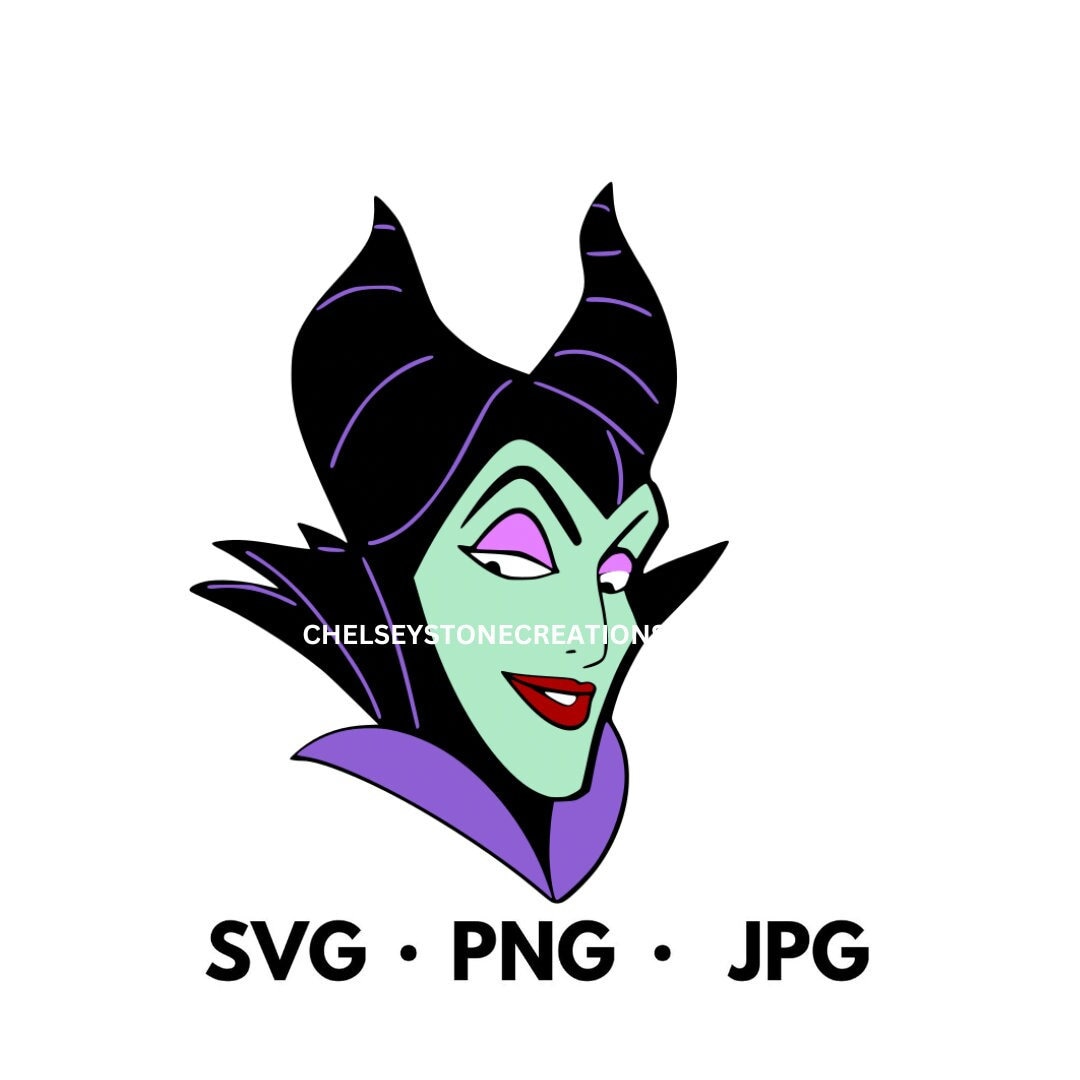 Maleficent SVG Cut Image JPEG PNG - Etsy