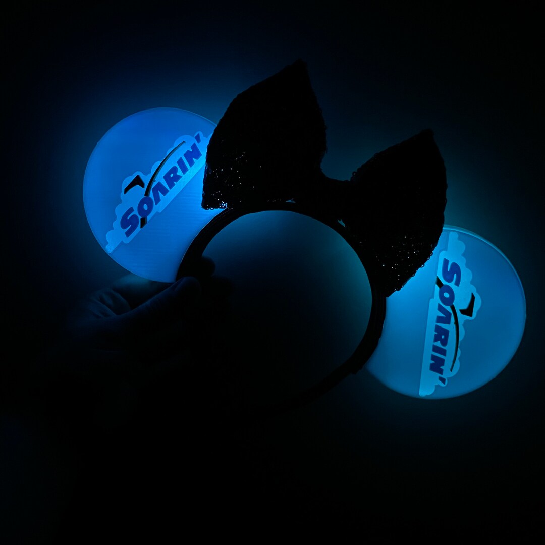 Soaring Inspired Ears 3d Printed Mouse Ears Headband - Etsy