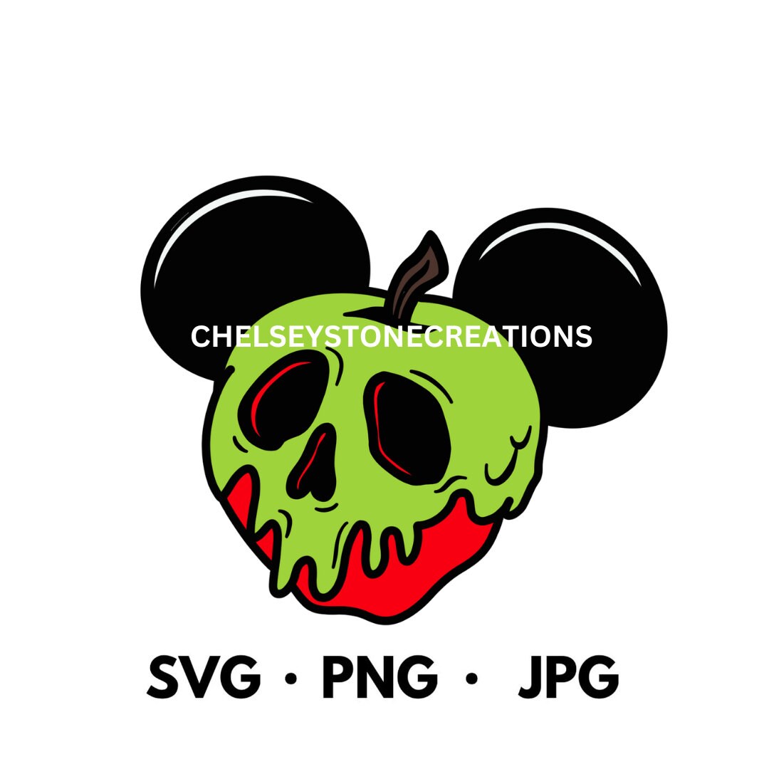 Evil Apple SVG Cut Image PNG - Etsy