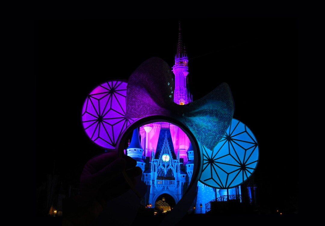 Space Inspired Ears 3d Printed Mouse Ears Headband - Etsy