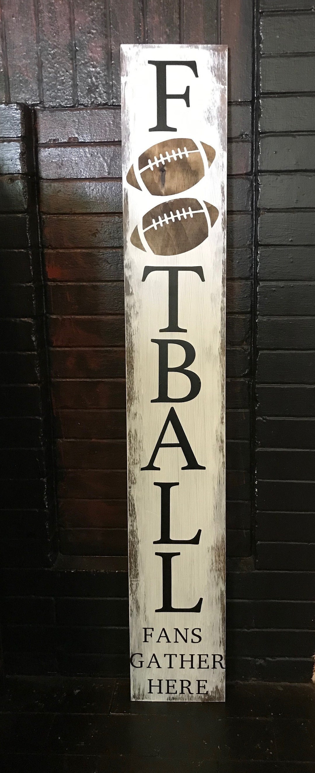 Letrero de fútbol letrero de decoración para fanáticos del - Etsy México