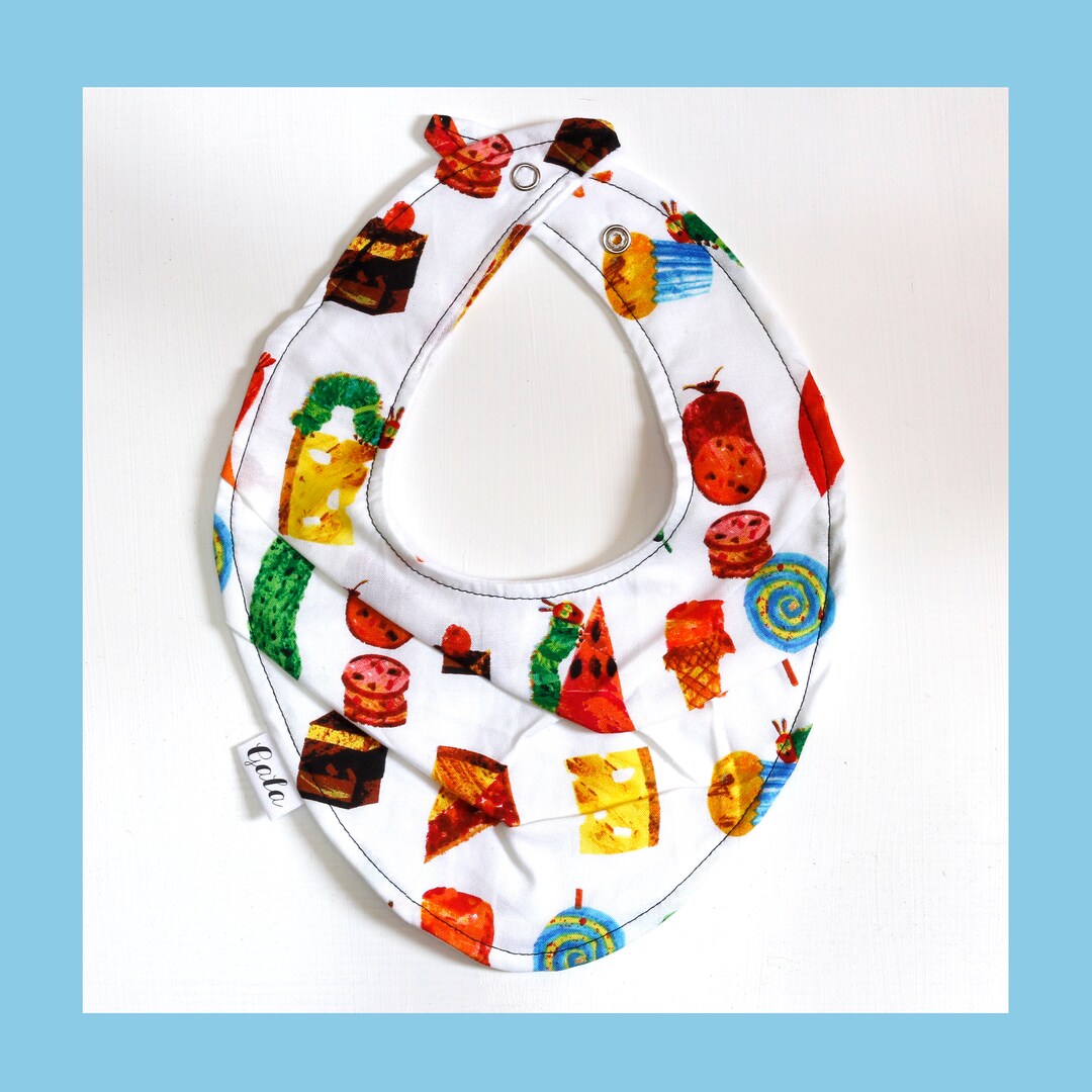 Baby Bib (100% Cotton) - the Very Hungry Caterpillar - Made in New ...