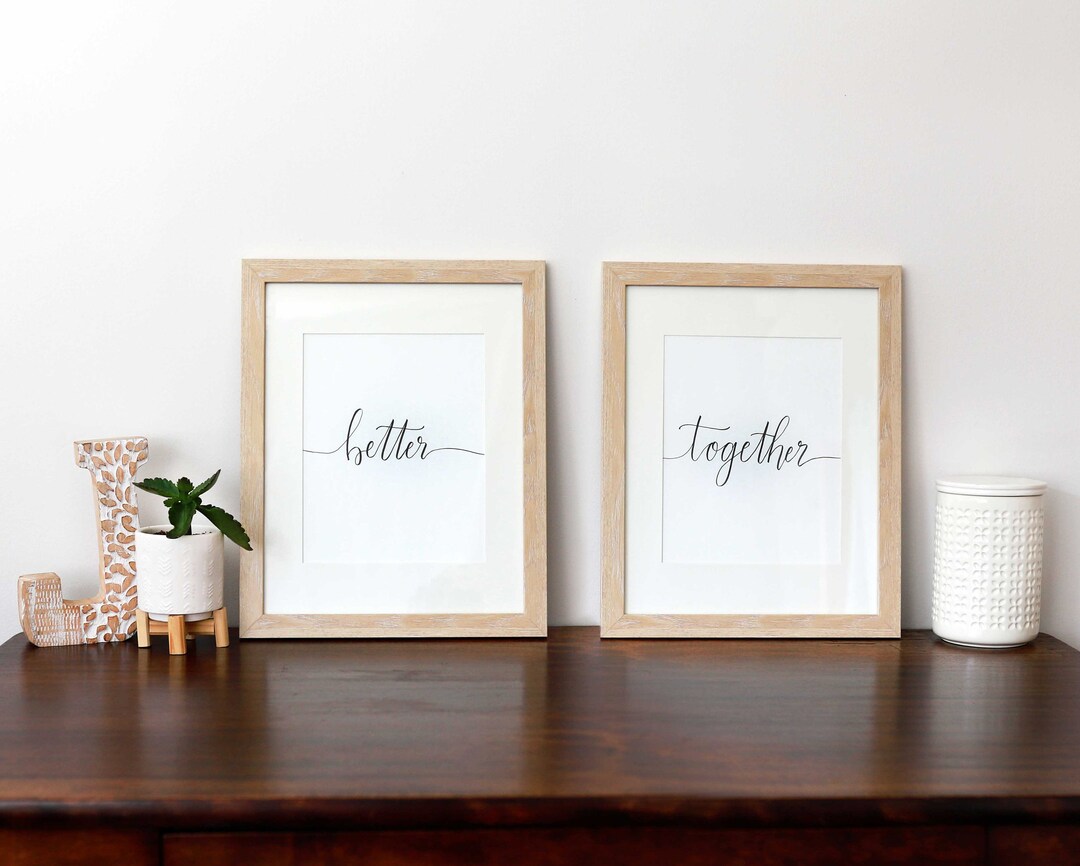 Calligraphy Word Duos - Etsy