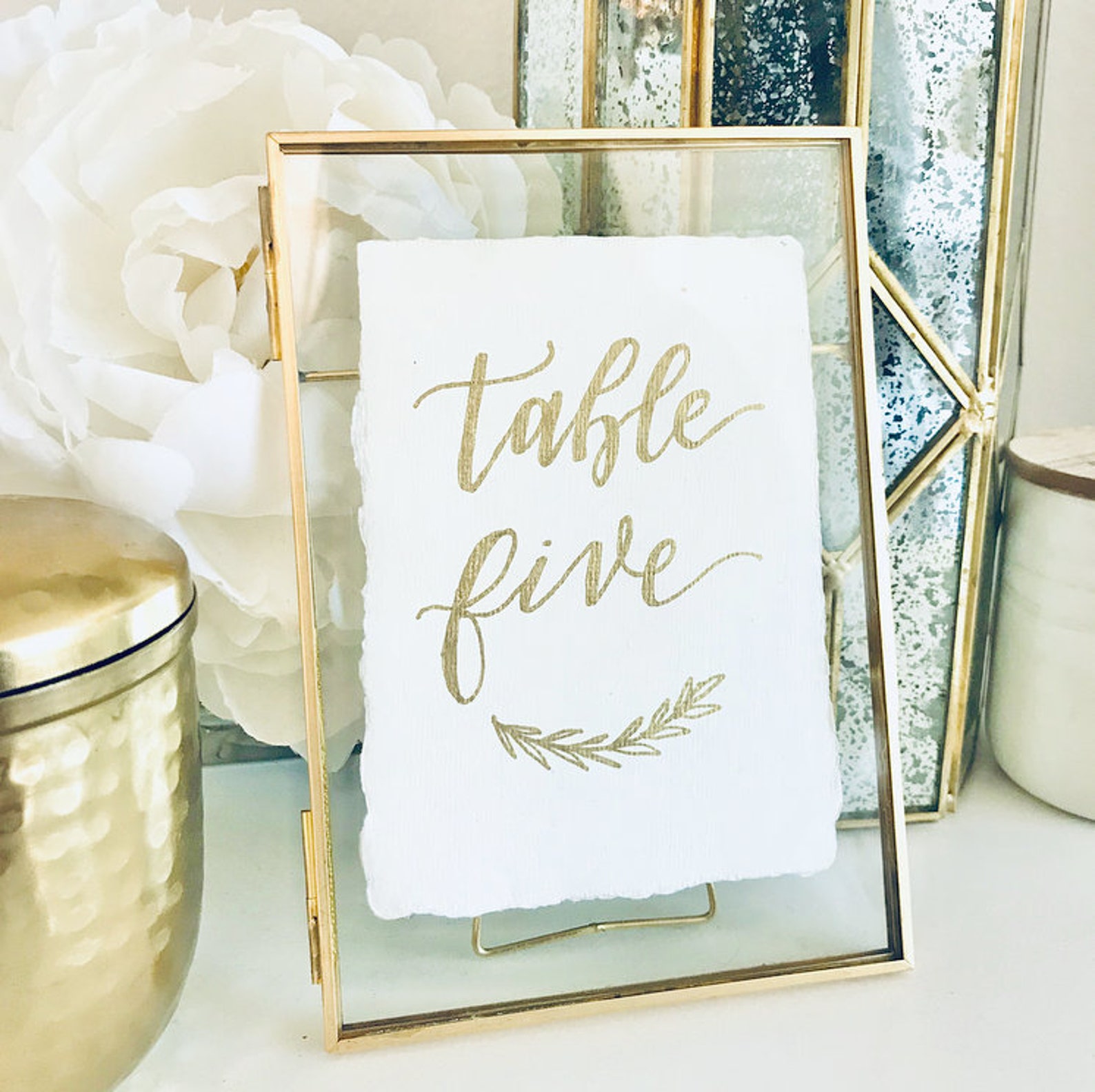 Calligraphy Table Numbers - Etsy