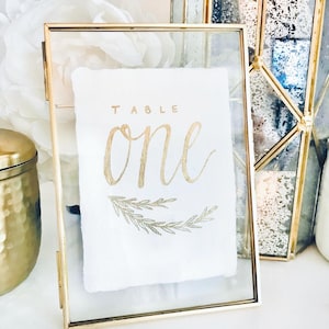 Calligraphy Table Numbers - Etsy