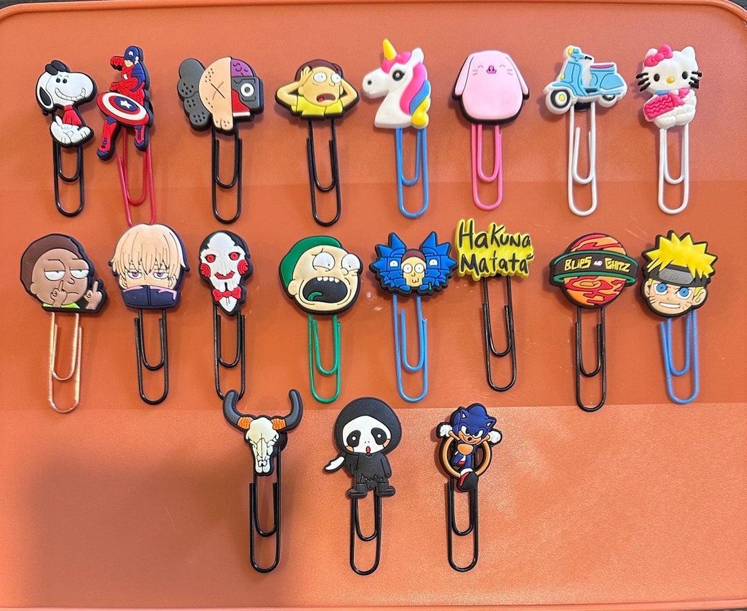 Paperclips | Bookmark | Character Paperclips | Binder Clips | Altered ...
