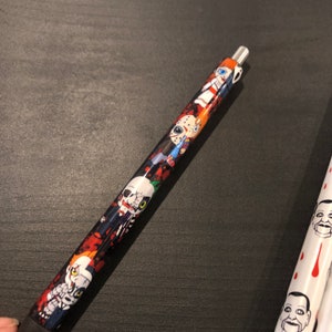 Horror Characters Inkjoy Personalized Pens, Refillable Gel Pens, Vinyl ...