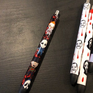 Horror Characters Inkjoy Personalized Pens, Refillable Gel Pens, Vinyl ...