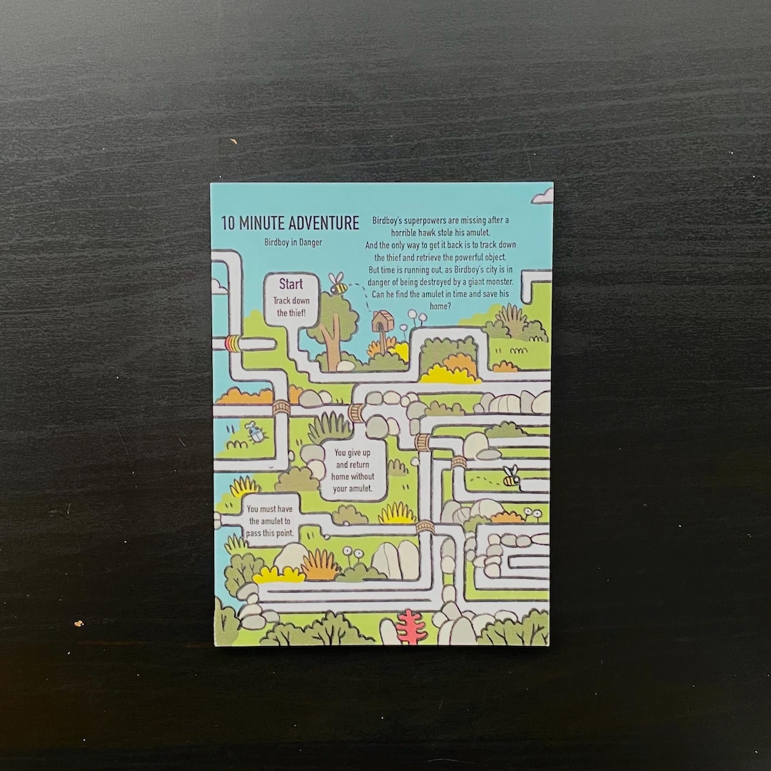 10-minute Maze Game | Foldable Puzzle | Write and Play - Etsy