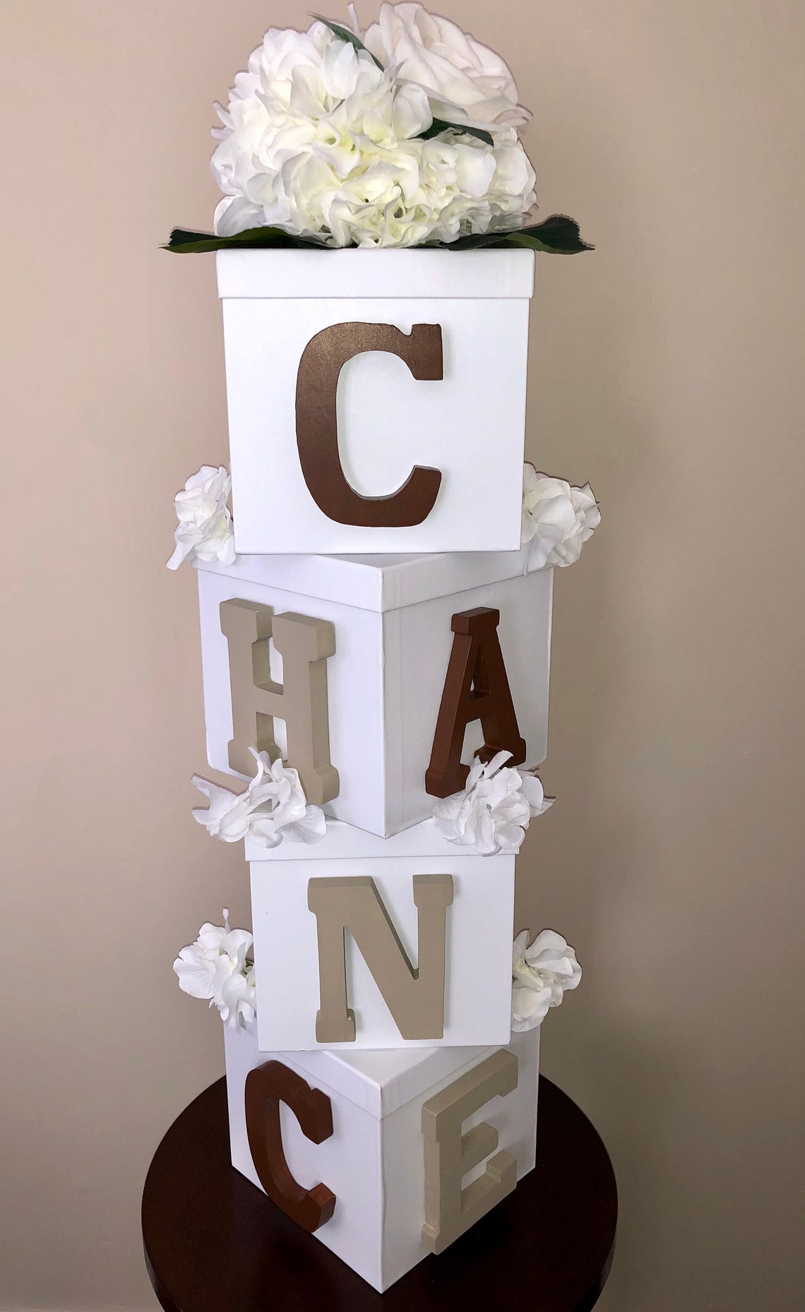Baby Block Tower | Baby Box Tower Decoration | Gender Reveal ...