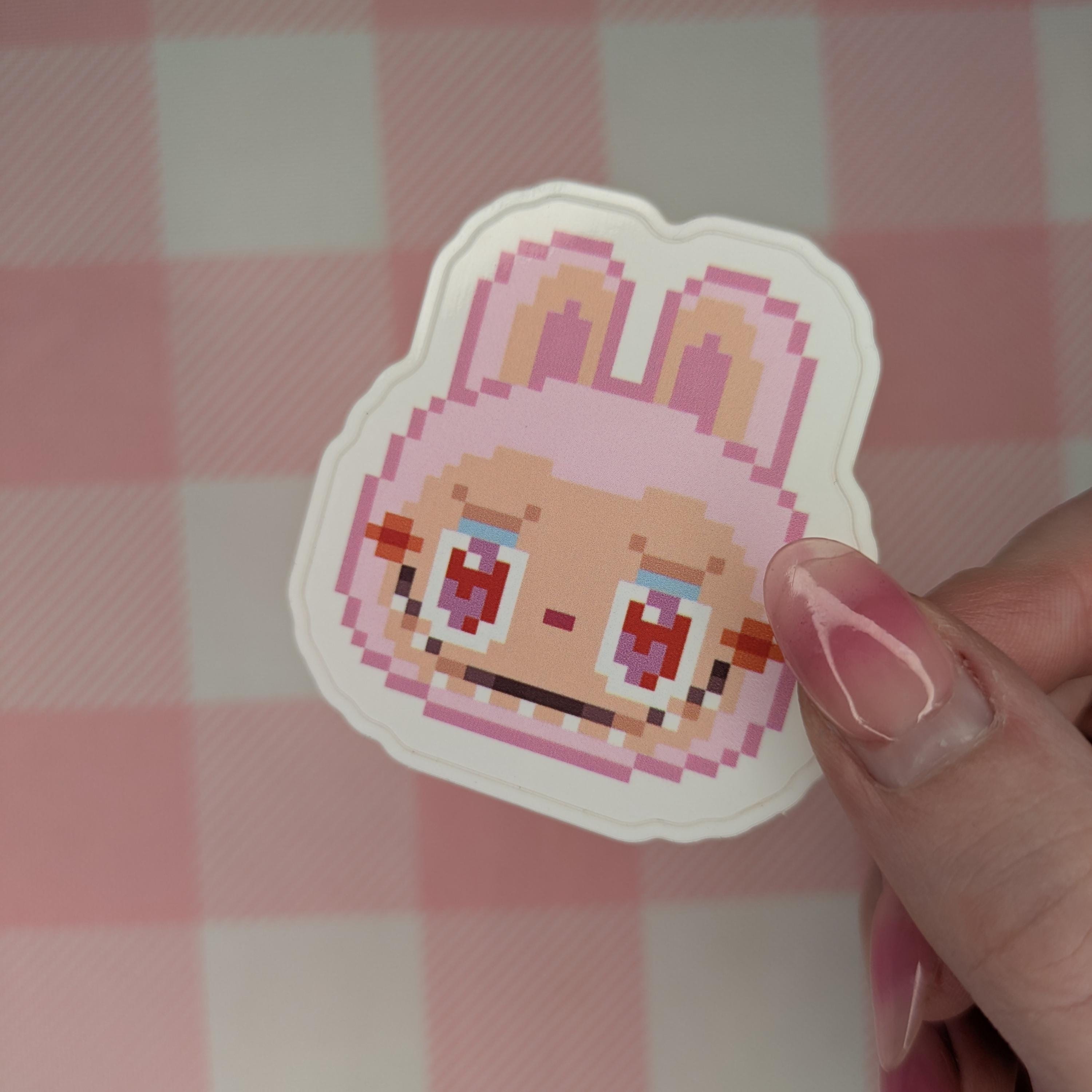 Labubu Pixel Art Stickers - Etsy