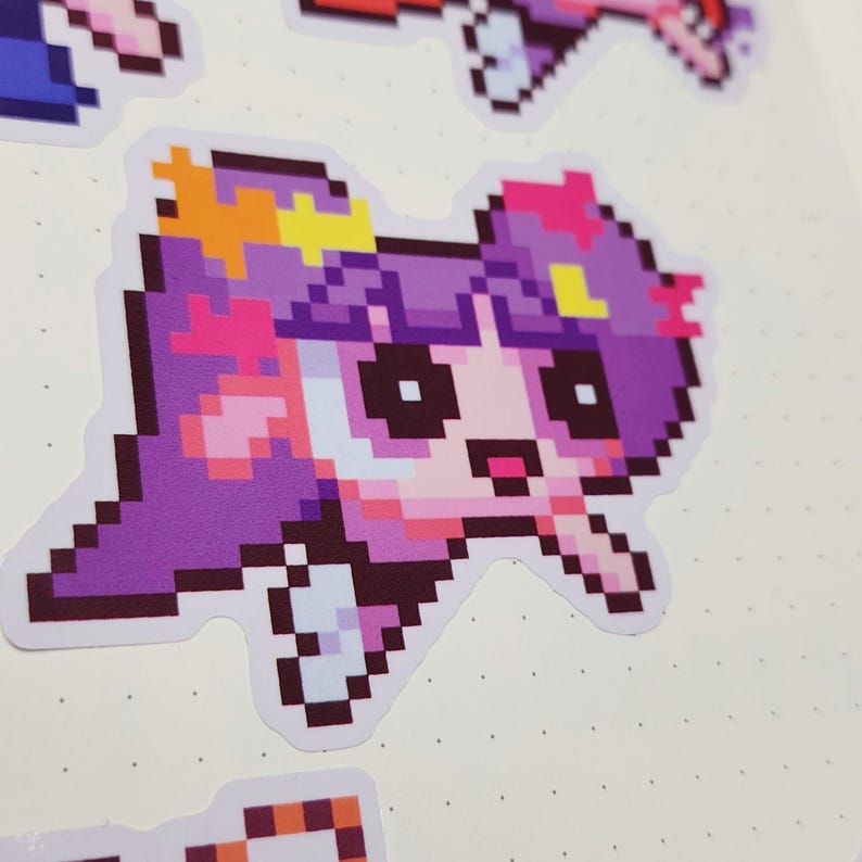 New Jeans NWJNS Pixel Art Powerpuff Girls Stickers - Etsy