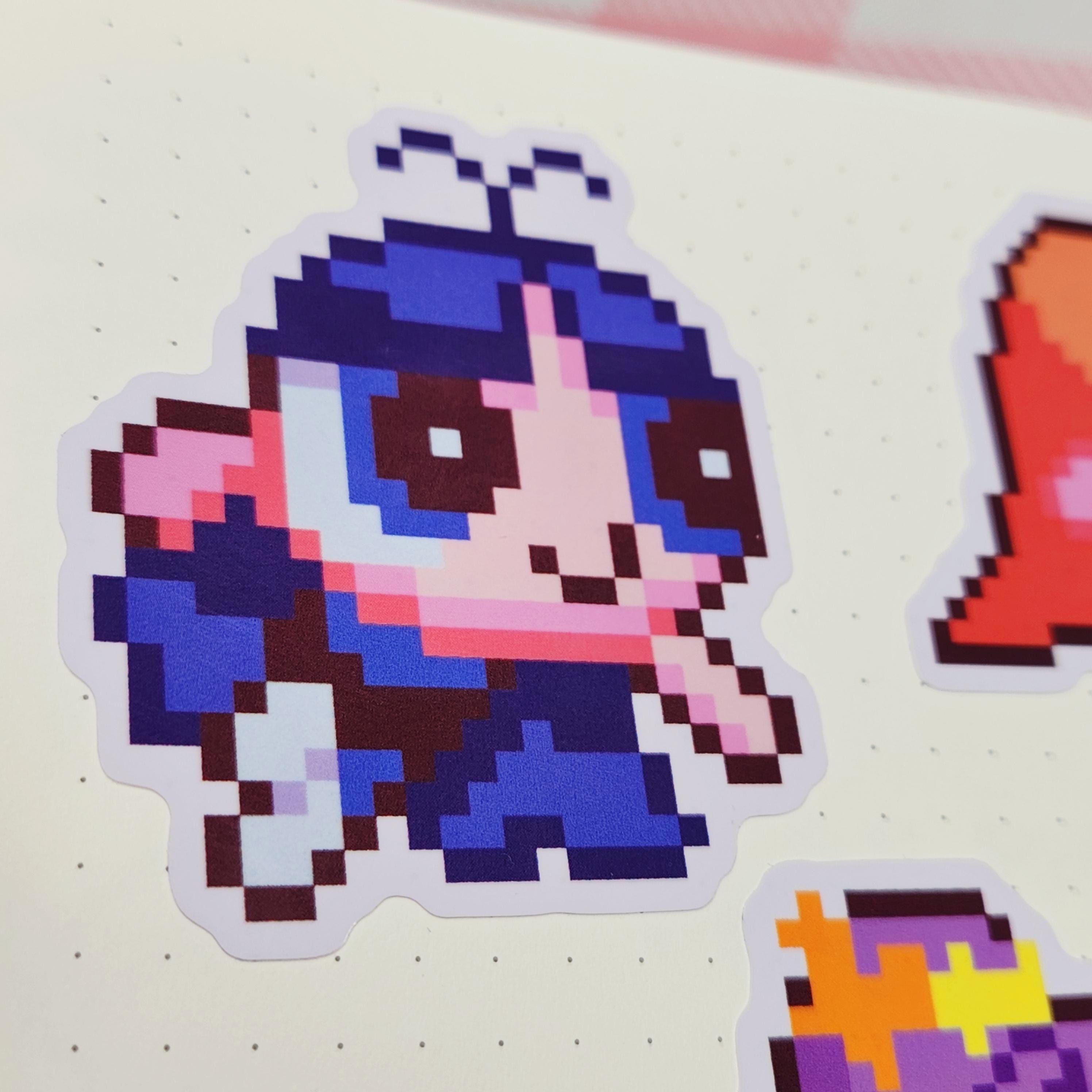 New Jeans NWJNS Pixel Art Powerpuff Girls Stickers - Etsy