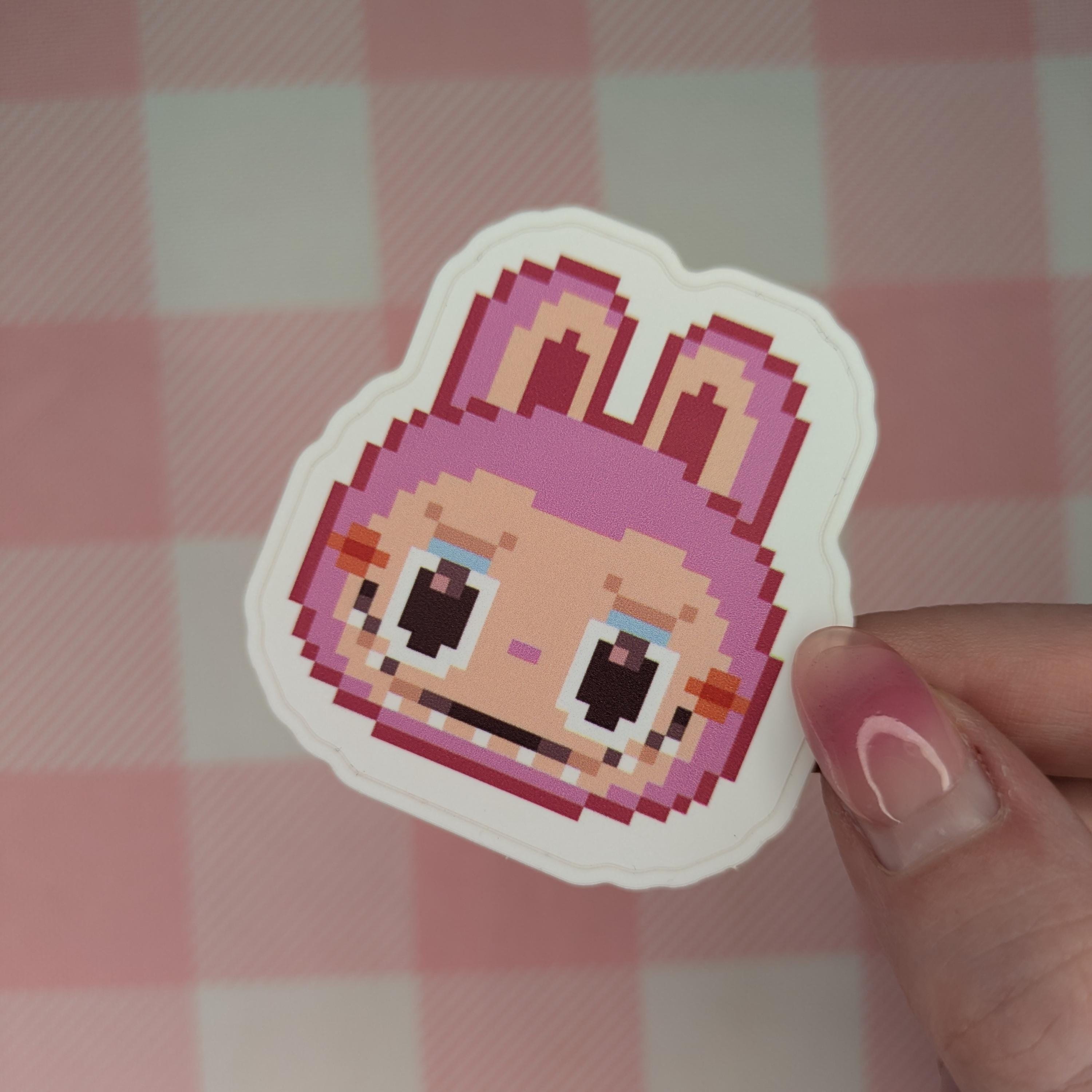 Labubu Pixel Art Stickers - Etsy