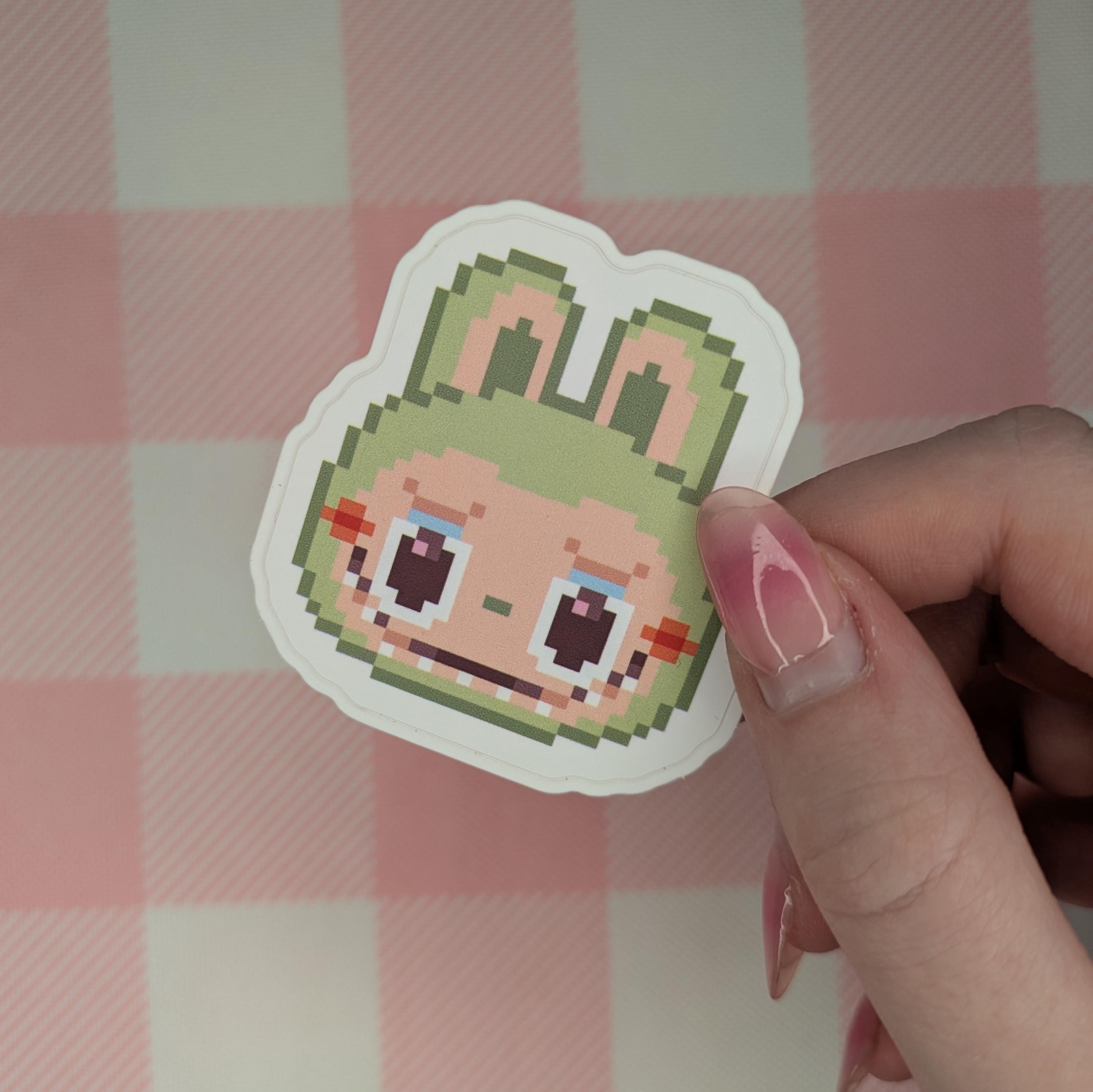 Labubu Pixel Art Stickers - Etsy