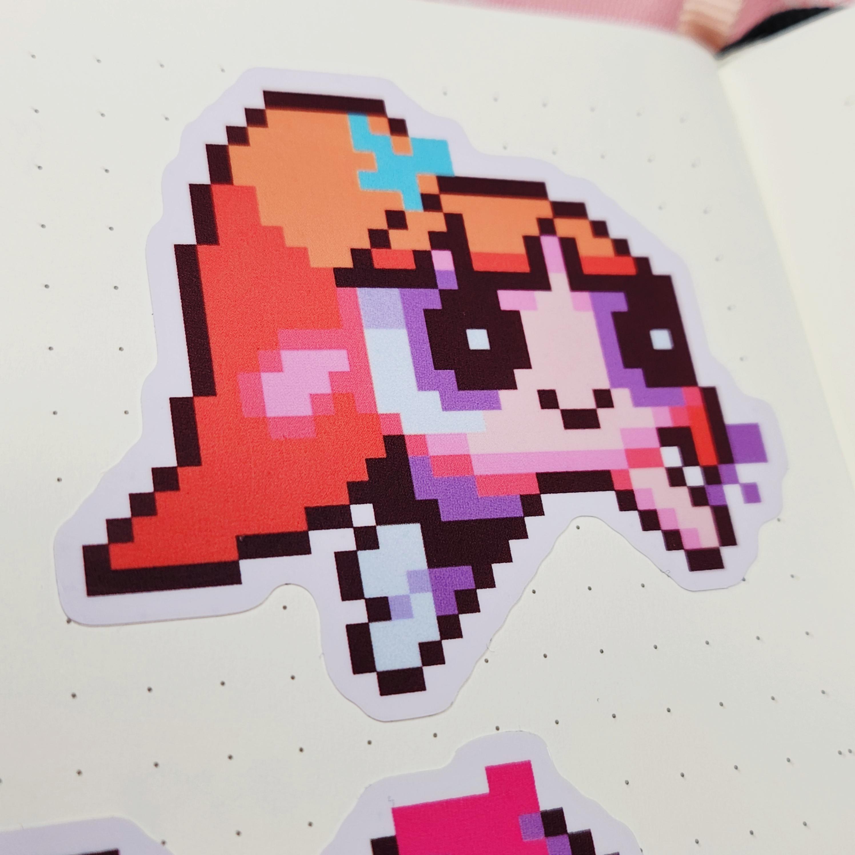 New Jeans NWJNS Pixel Art Powerpuff Girls Stickers - Etsy