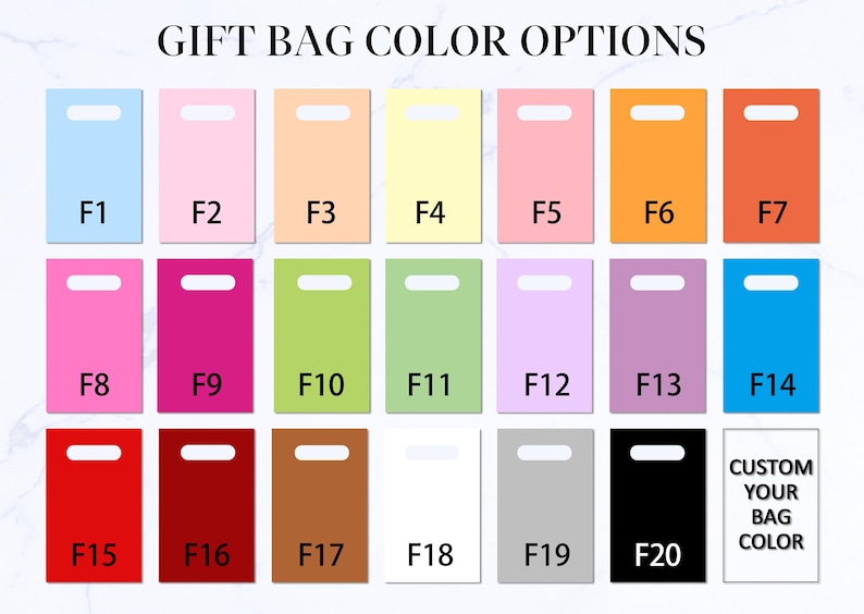 Custom Birth Flower Gift Bags, Elegant Ribbon Tie Rope Gift Bags ...