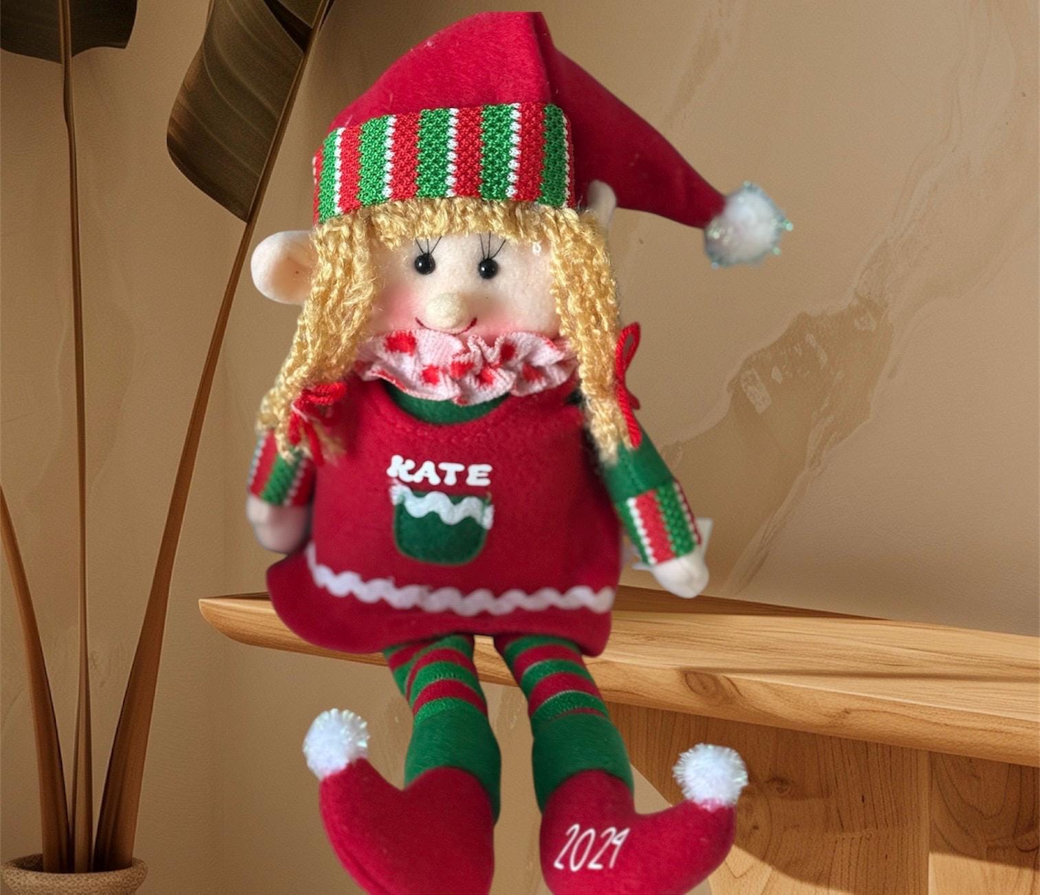 Elf Plush Christmas Stuffed Dolls, Set of 2 12 Boy and Girl Elves ...