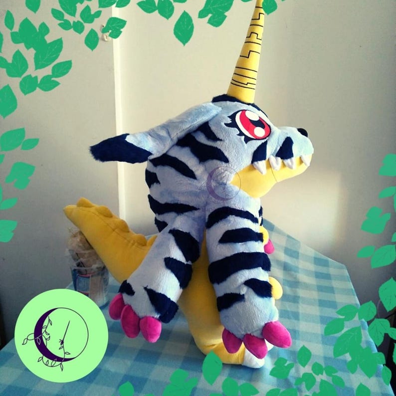 Giant Gabumon Plush Digimon - Etsy