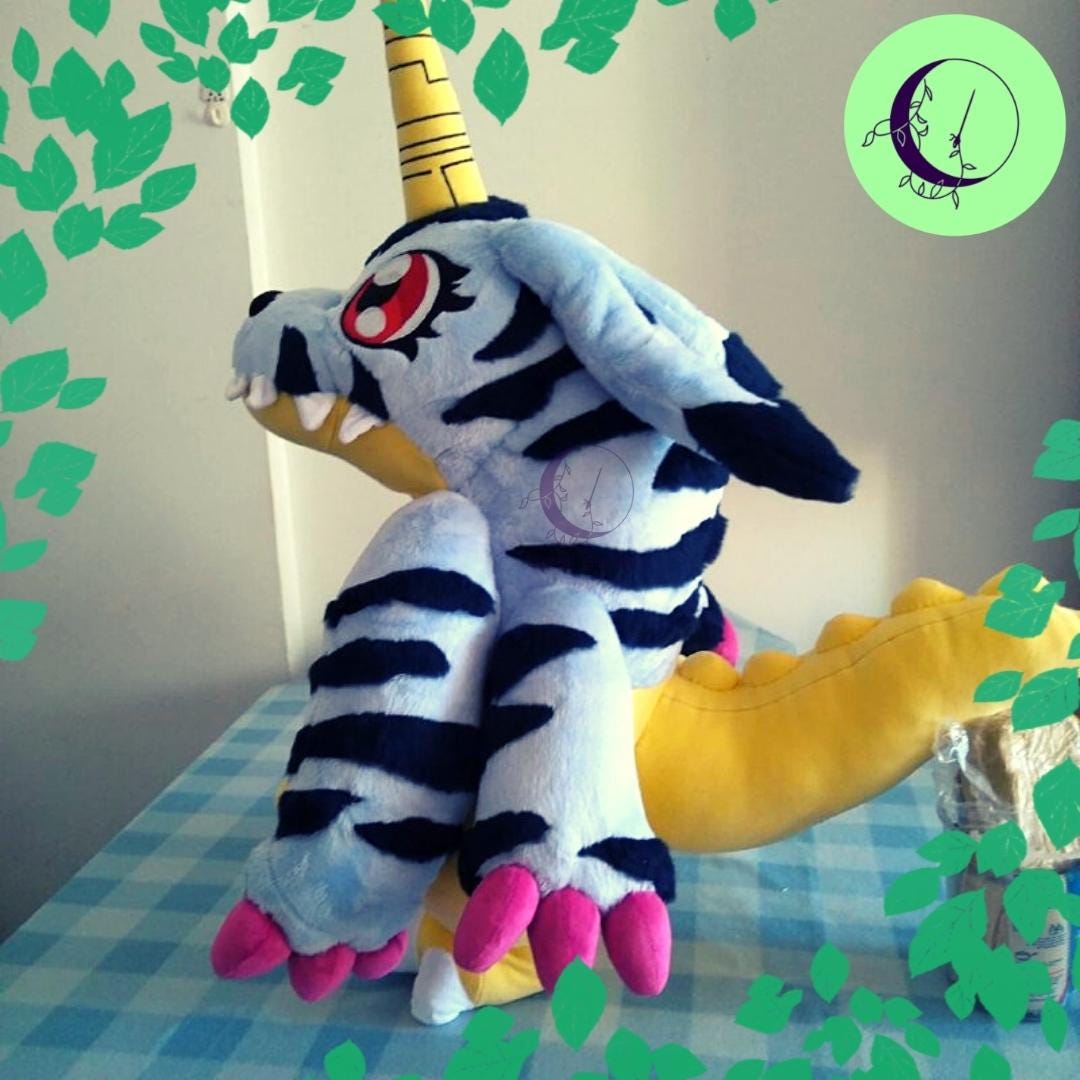 Giant Gabumon Plush Digimon - Etsy