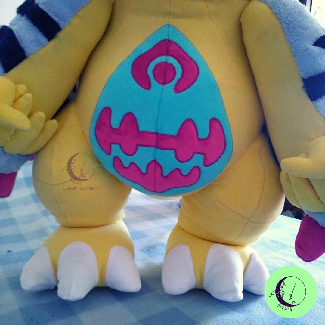 Giant Gabumon Plush Digimon - Etsy