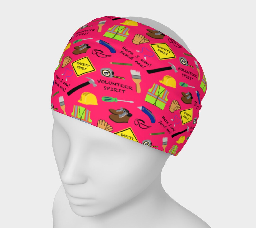 Safety First Construction Volunteer Headband - Etsy