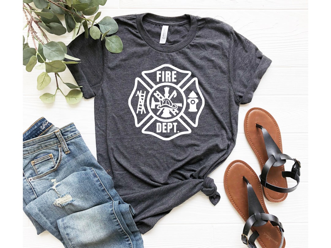 Fire Department Shirt | Fire Rescue Shirt | Gift for Fire Fighter ...