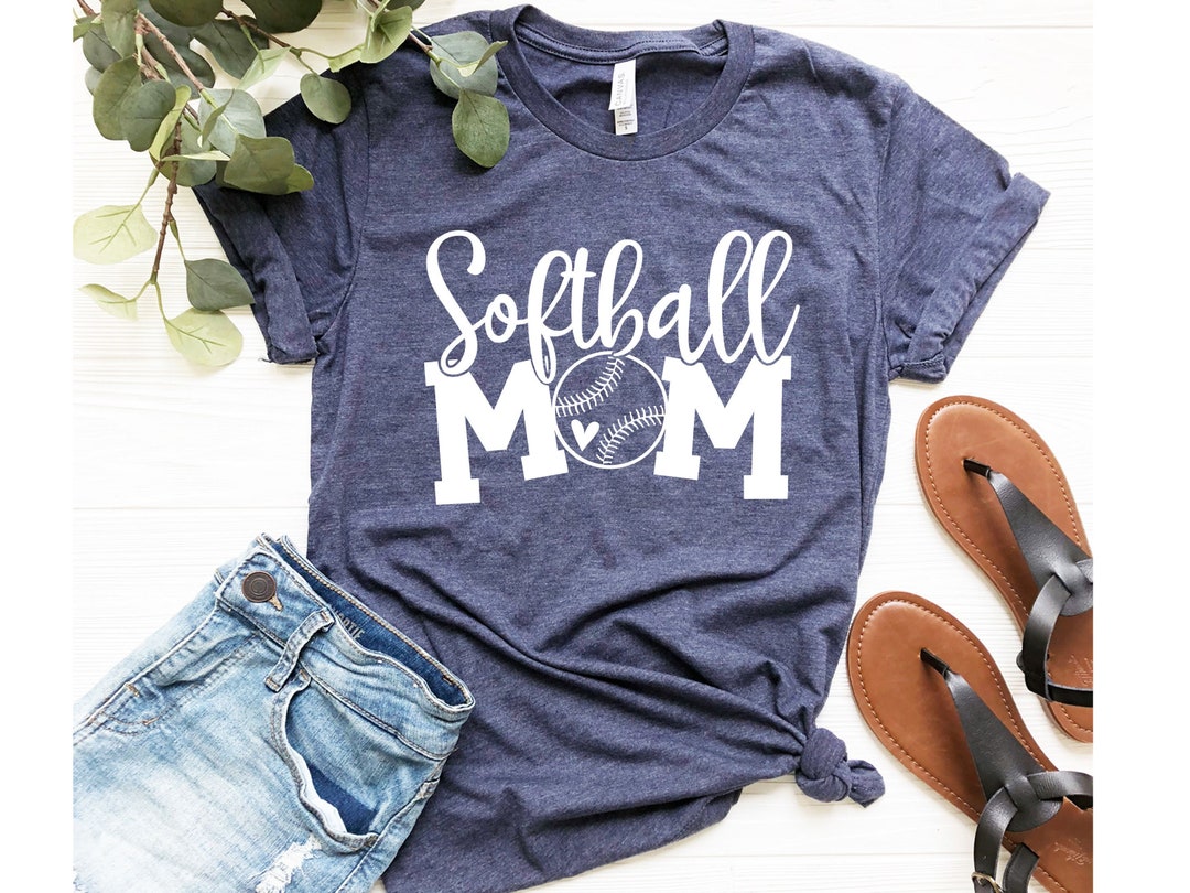 Softball Mom Shirt, Sports Mom Shirt, Trendy Mom Shirt, Softball Gifts ...