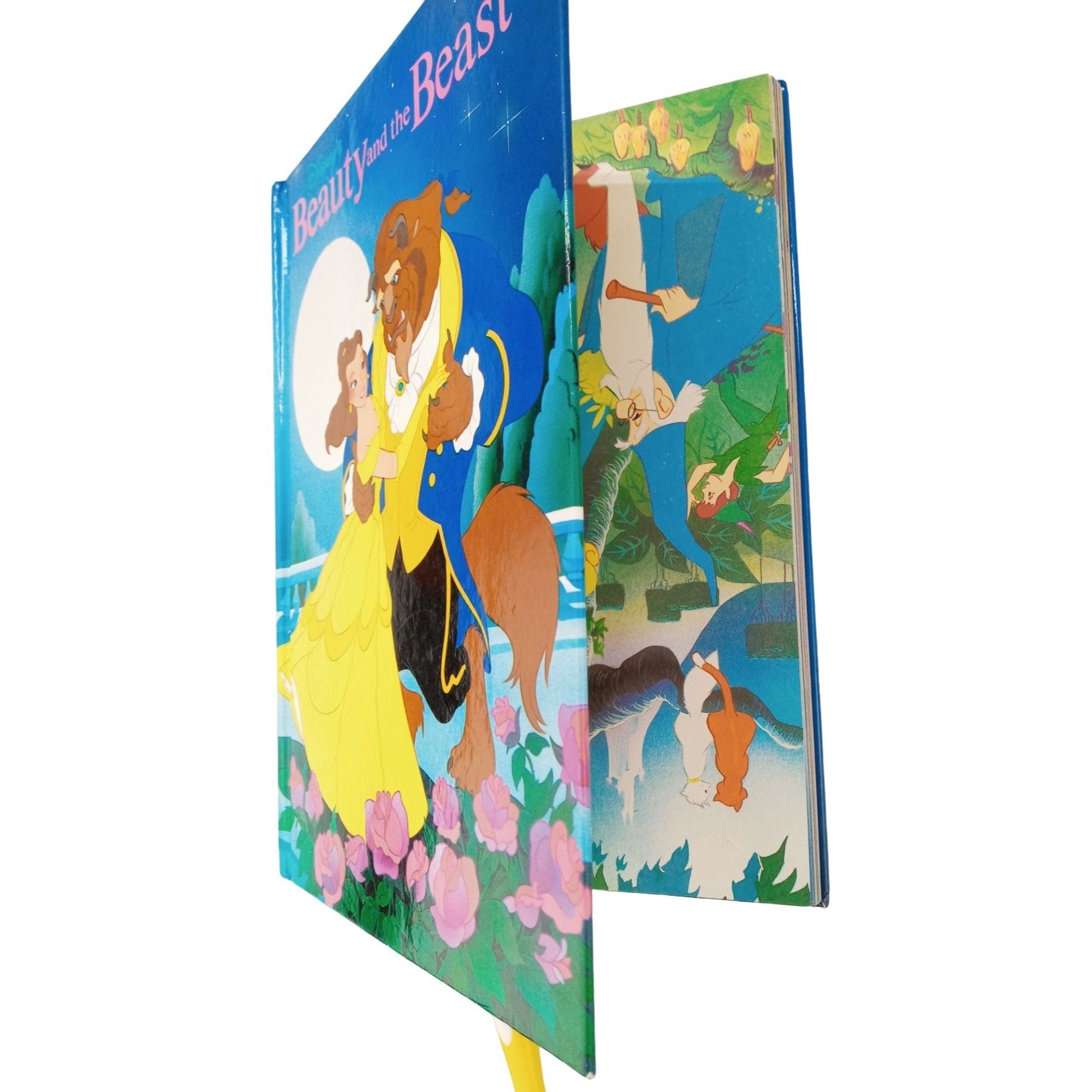 Vintage Disney Beauty and the Beast Hardcover Book 1991 Misprint Error ...