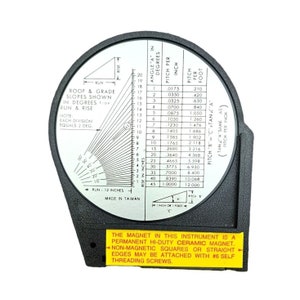 Magnetic Dial Gauge Angle Finder Taiwan Vintage Conversion - Etsy