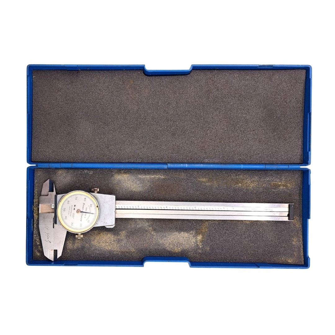 Vintage Brown & Sharpe Dial Caliper 599-579-4 Stainless Steel Swiss ...