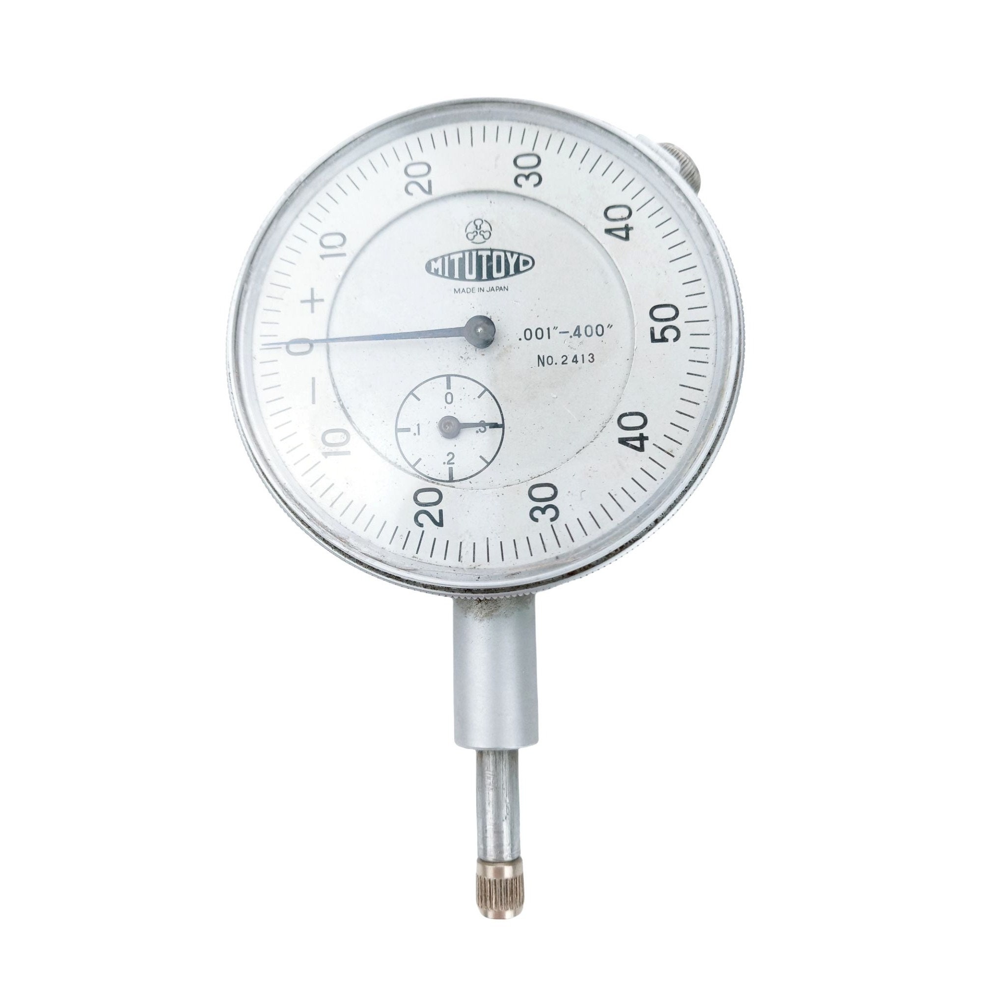 Mitutoyo Dial Indicator Vintage Lug Back Machinist Plunger Continuous ...
