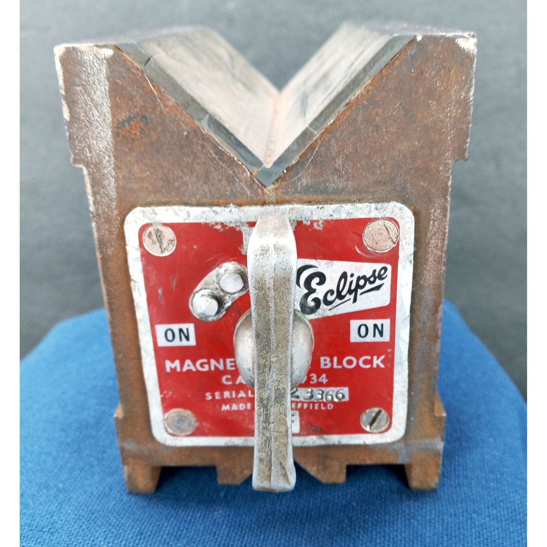 Vintage Eclipse 4 Magnetic Machinist Tool Angle V Block - Etsy