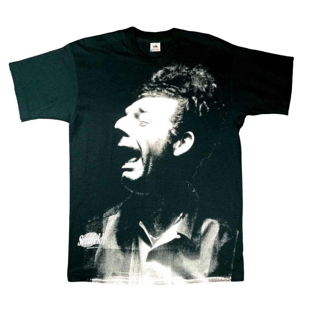 Vintage Seinfeld Kramer T Shirt Big Face Deadstock Large Double Side ...