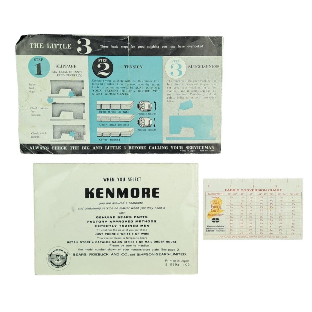 Vintage Sears Kenmore Sewing Machine Model 28 Manual Instruction ...