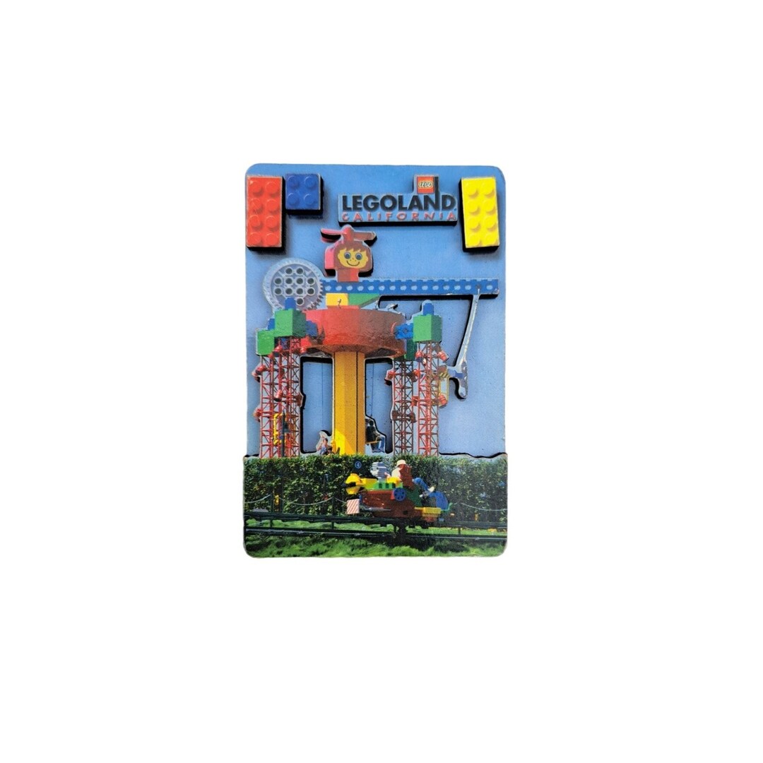 Vintage Legoland Magnet 3 Dimensional Layer Block Souvenir Carlsbad ...