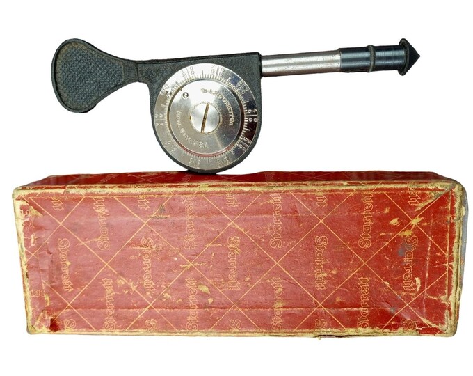 Vintage Starrett Speed Indicator 104 Black With Box Machinist Tool ...