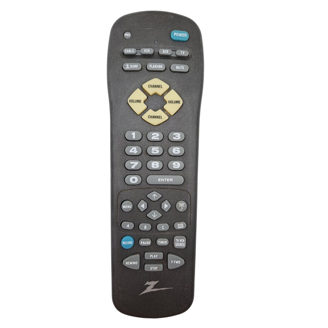 Zenith Universal Remote Control MBR3447CT Original OEM Vintage Tested ...