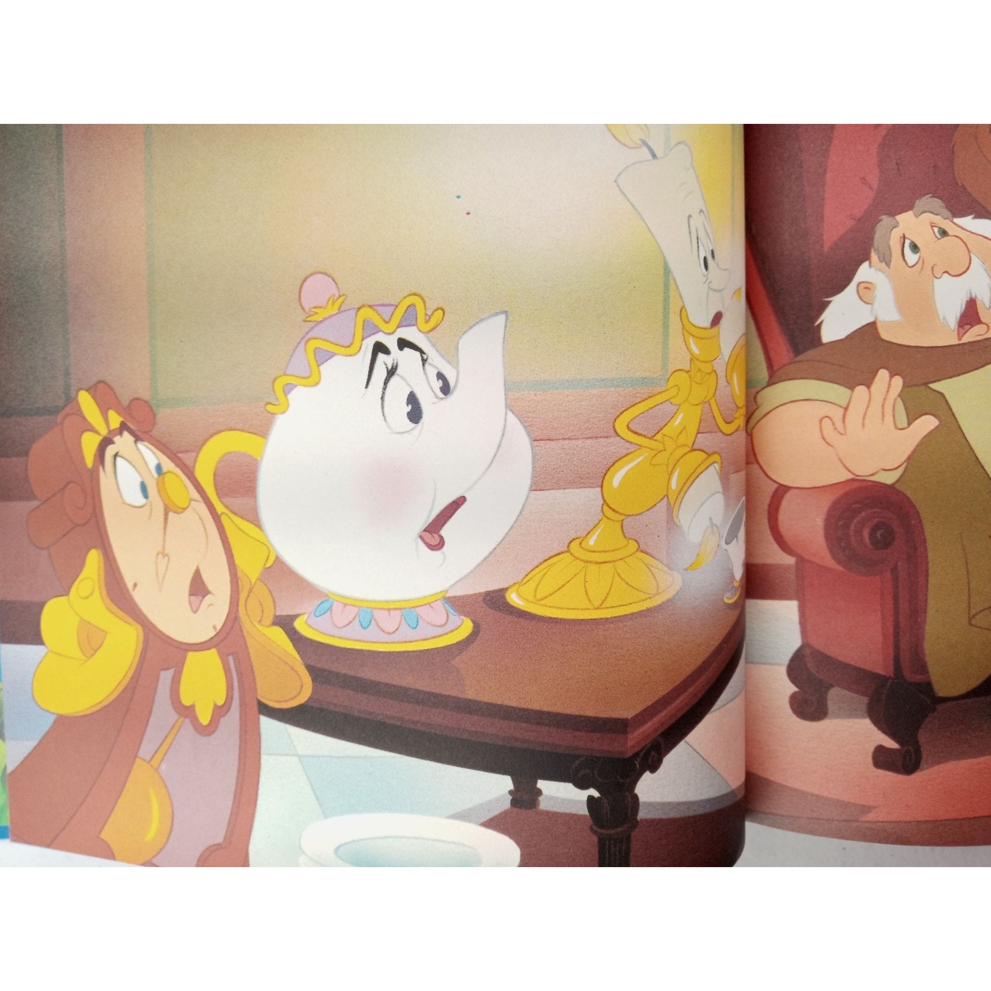 Vintage Disney Beauty and the Beast Hardcover Book 1991 Misprint Error ...