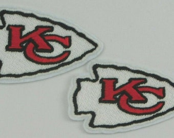 Kansas City Chiefs Patch NFL Iron on Embroidered Arrowhead | Etsy