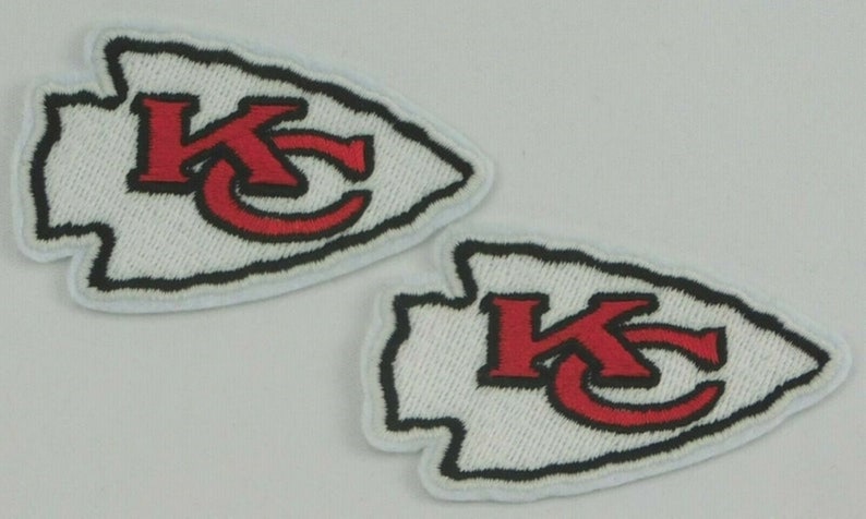 Kansas City Chiefs Patch NFL Iron On Embroidered Arrowhead | Etsy
