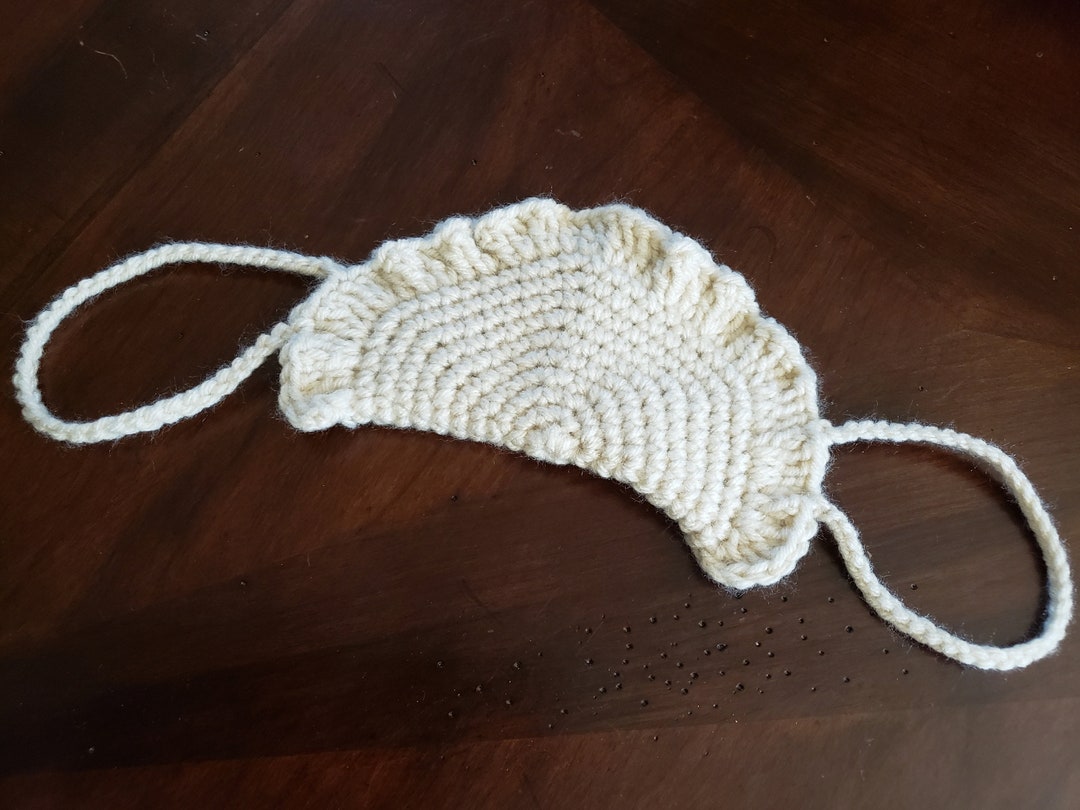 Pierogi Face Mask Gag Gift Crochet Toys Lockdown Humor Quarantine Gift ...
