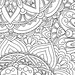 50 Pages Boho Coloring Book PDF Adult Mandala Coloring Book Printable ...
