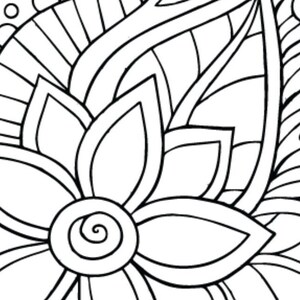 50 Pages Boho Coloring Book PDF Adult Mandala Coloring Book Printable ...