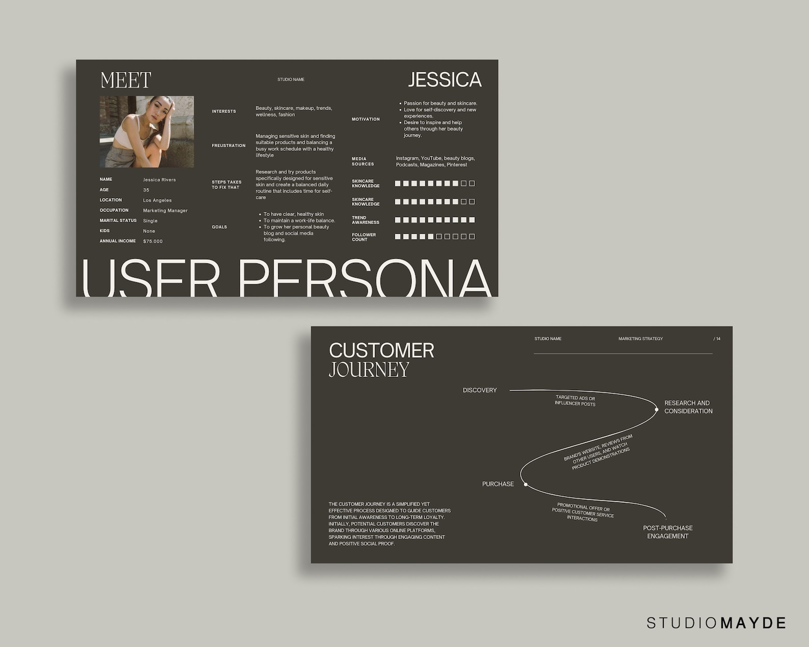 Marketing Strategy Template | Marketing Strategy | Content Strategy ...