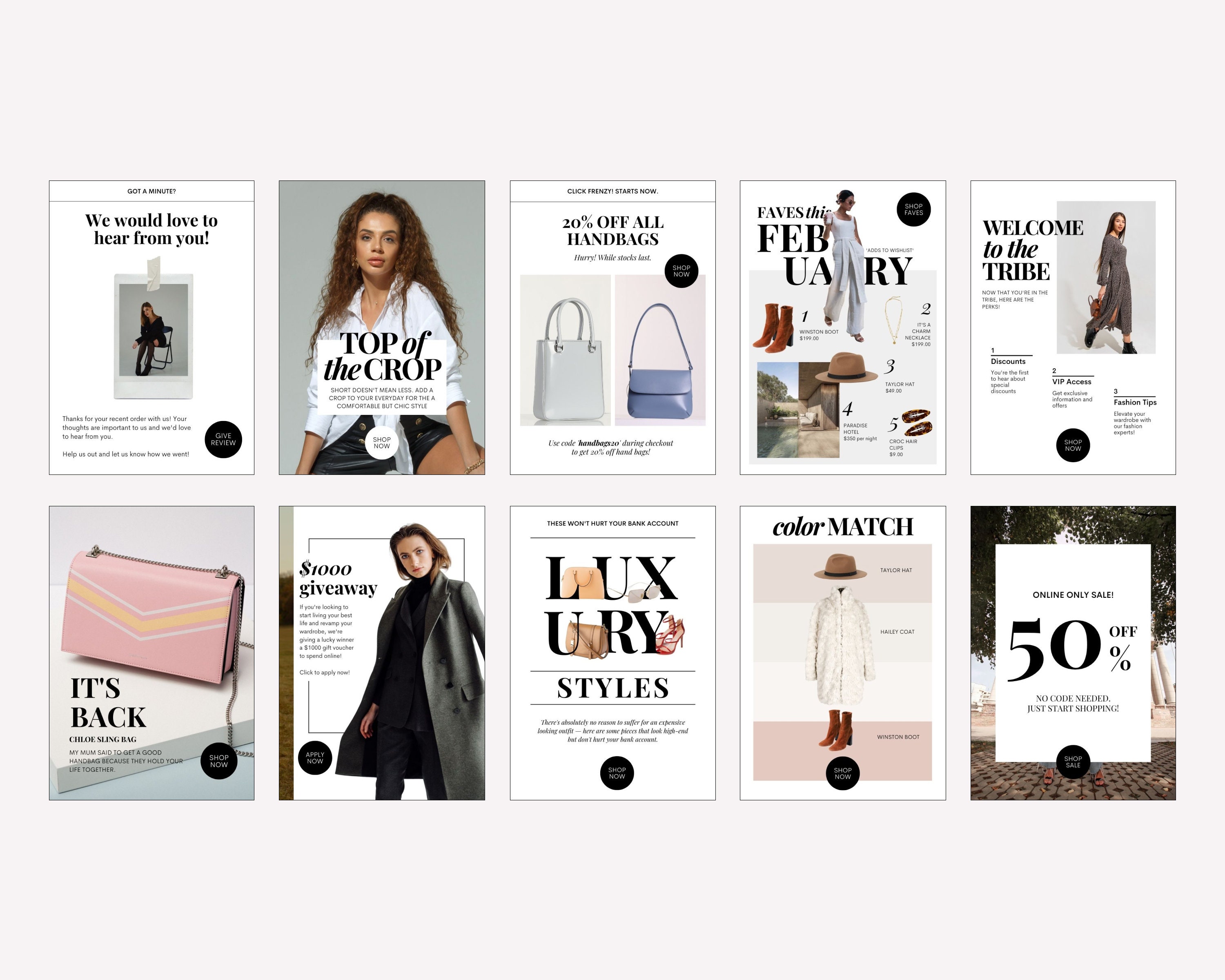 Editable Email Templates Email Marketing Product Marketing - Etsy